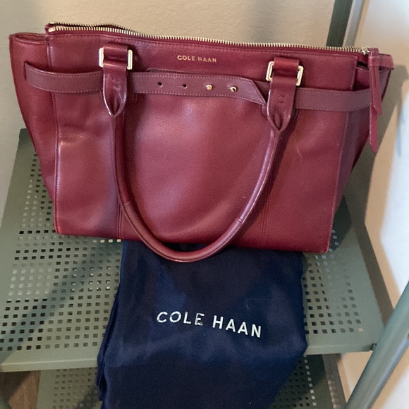 Cole Haan | Bags | Cole Haan Red Leather Purse | Poshmark